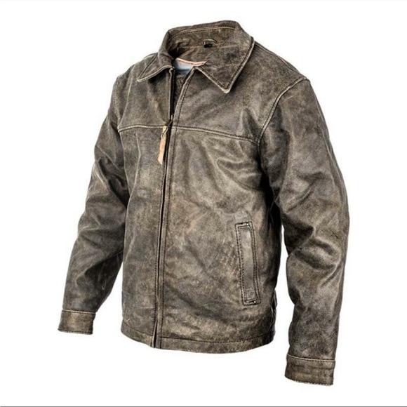 STS Ranchwear | Jackets & Coats | Nwt Youth Rifleman Leather Jacket Sts ...